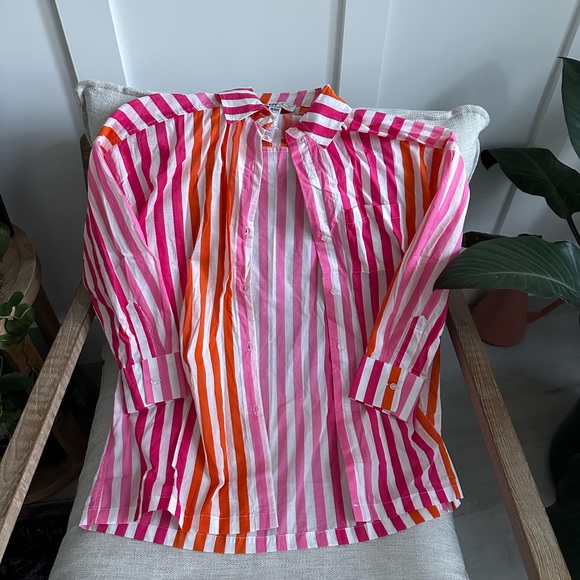 Beach Riot | Tops | Alexa Top In Sunset Stripes | Poshmark